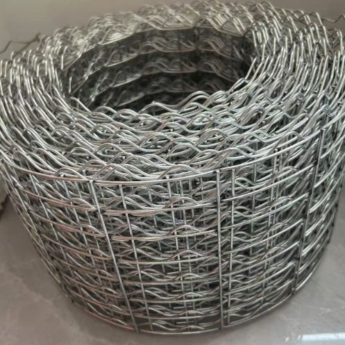 Galvanized Wire Reinforced Pipeline Coating Mesh RFSM-L 8 Lines 1.66mm ...