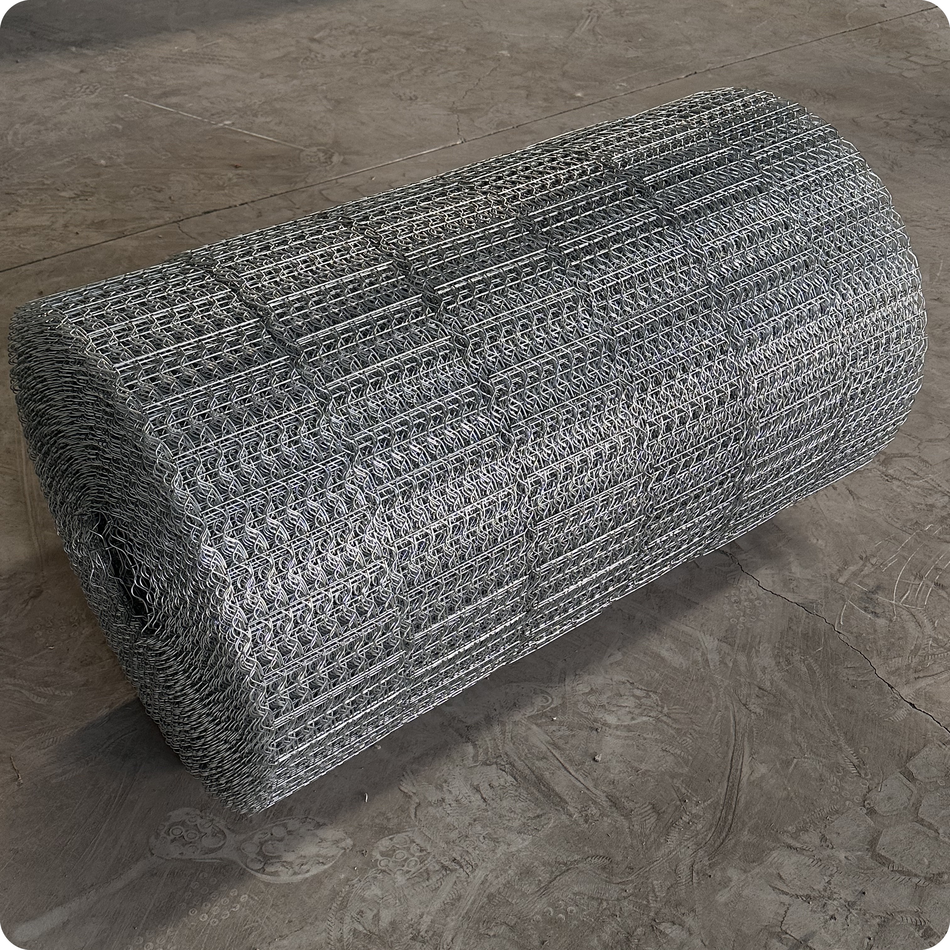 Eight Lines Welded Pipeline Reinforcement Wire Mesh 140m 280m Length ...