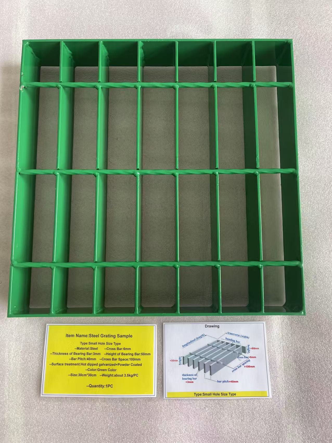 Welded Walkway Floor Galvanized Steel Gratings 1.2 M Width Q 195 Material