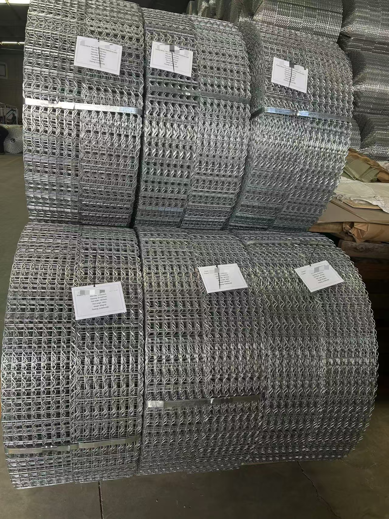 Ten Lines Welded Galvanized Wire Pipeline Reinforced Mesh For Subsea ...