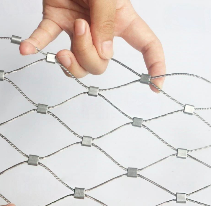With Fixing Buckles Steel Wire Rope Safety Netting Stainless Steel Rope ...