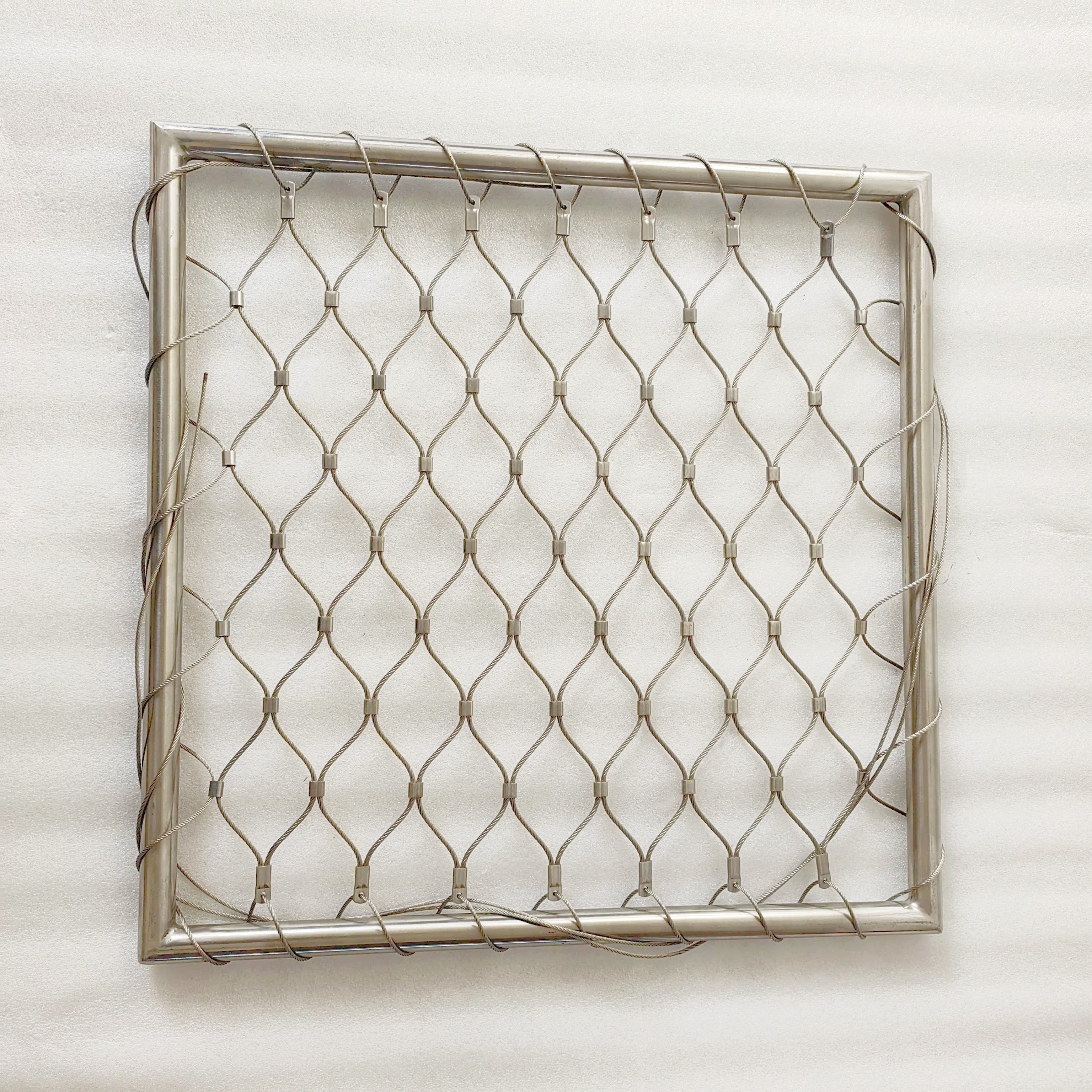 2.5mm Diameter 316 Stainless Steel Rope Safety Netting For Helicopter ...
